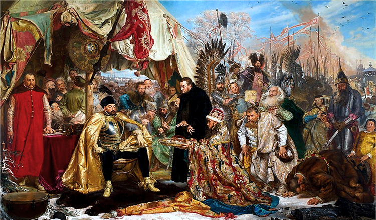 Bathory at Pskov, 1872 - Jan Matejko - WikiArt.org