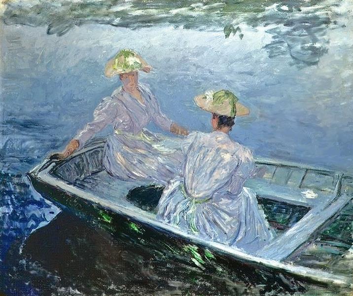 The Blue Row Boat, 1887 - Claude Monet - WikiArt.org