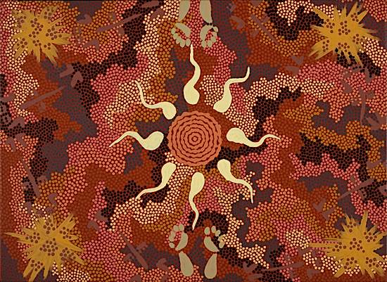 Bush Tucker and Kangaroo Dreaming at Mount Denison, 1993 - Clifford ...