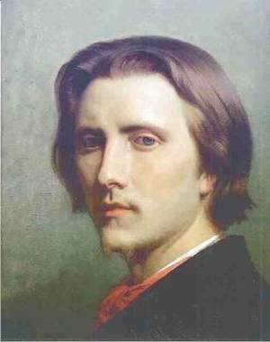Portrait of a man (Self-portrait), c.1865 - Léon Bazile Perrault ...