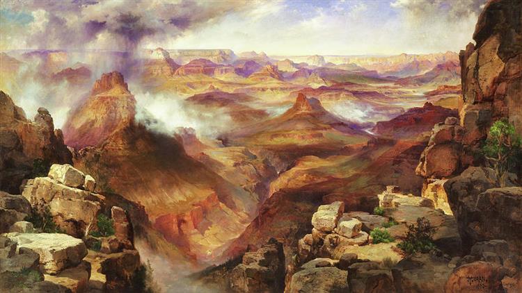 Grand Canyon of the Colorado River - Thomas Moran - WikiArt.org