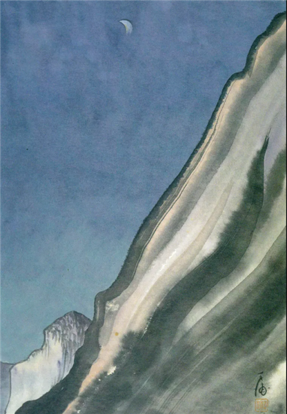 New Moon, 1927 - Chiura Obata - WikiArt.org