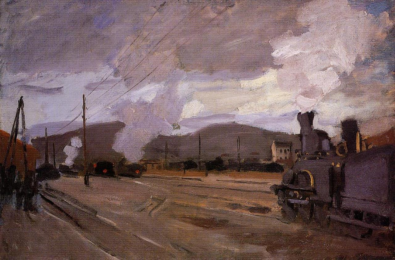 Claude Monet Train Station