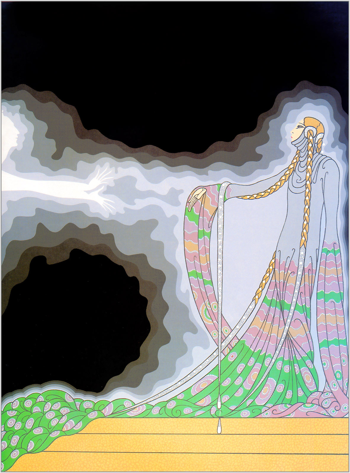 At the Theatre, Melisande - Erte - WikiArt.org
