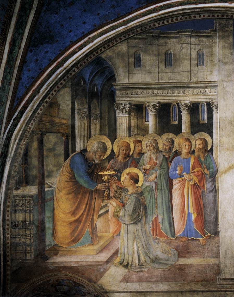 St. Peter Consacrates Stephen as Deacon, 1447 - 1449 - Fra Angelico ...