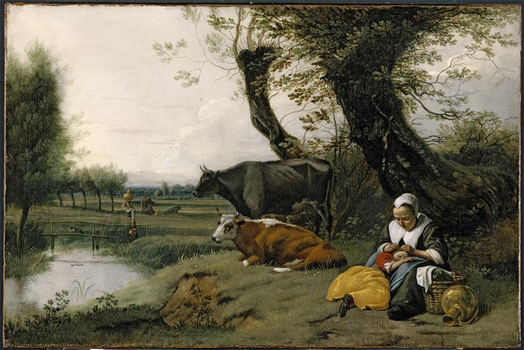 Pastoral Scene, c.1665 - c.1670 - Jan Siberechts - WikiArt.org