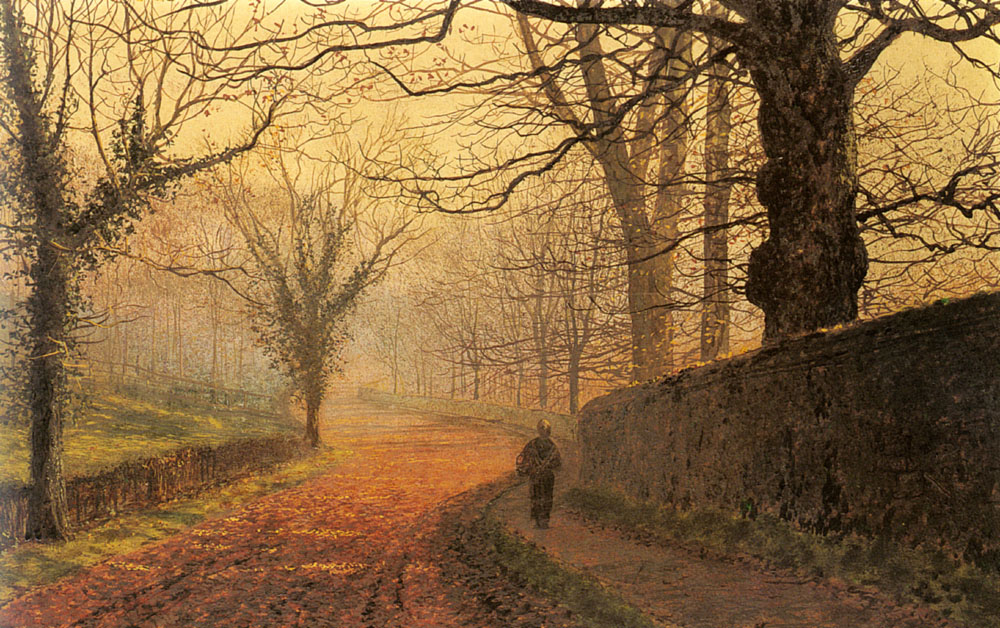 November Afternoon, Stapleton Park - John Atkinson Grimshaw - WikiArt.org