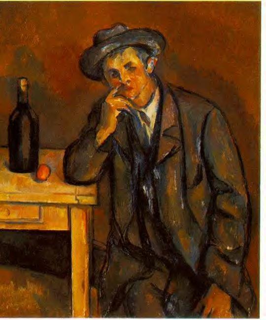 The Drinker, 1891 - Paul Cezanne - WikiArt.org